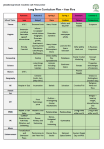 Long Term Curriculum Plans - Woodborough Wood's Foundation C of E ...